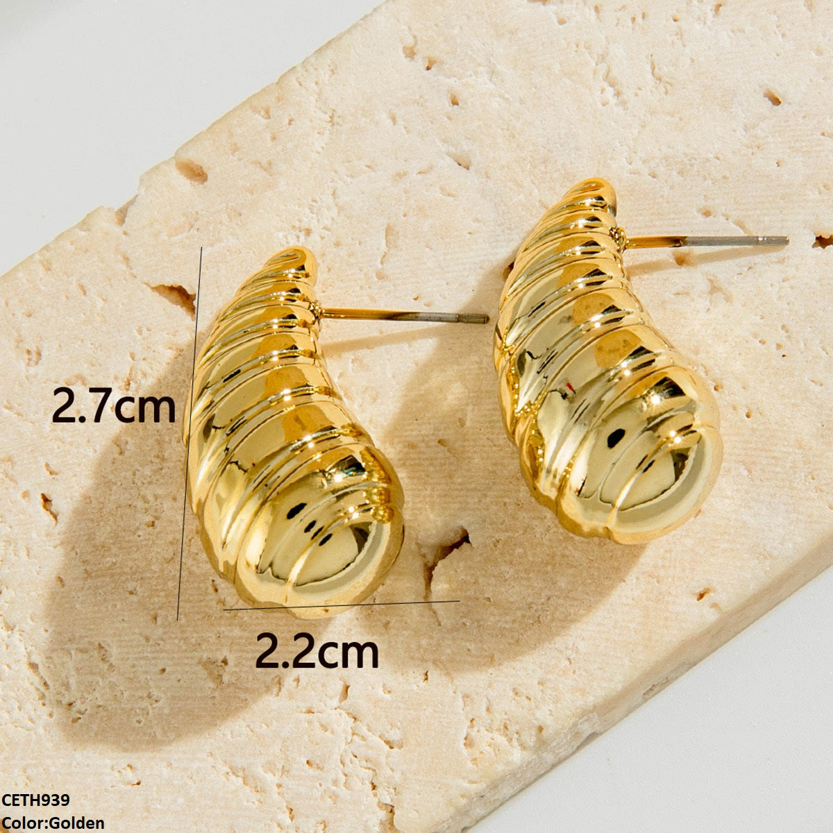 CETH939 YYE Swirl Drop Tops Pair – IM Wholesale