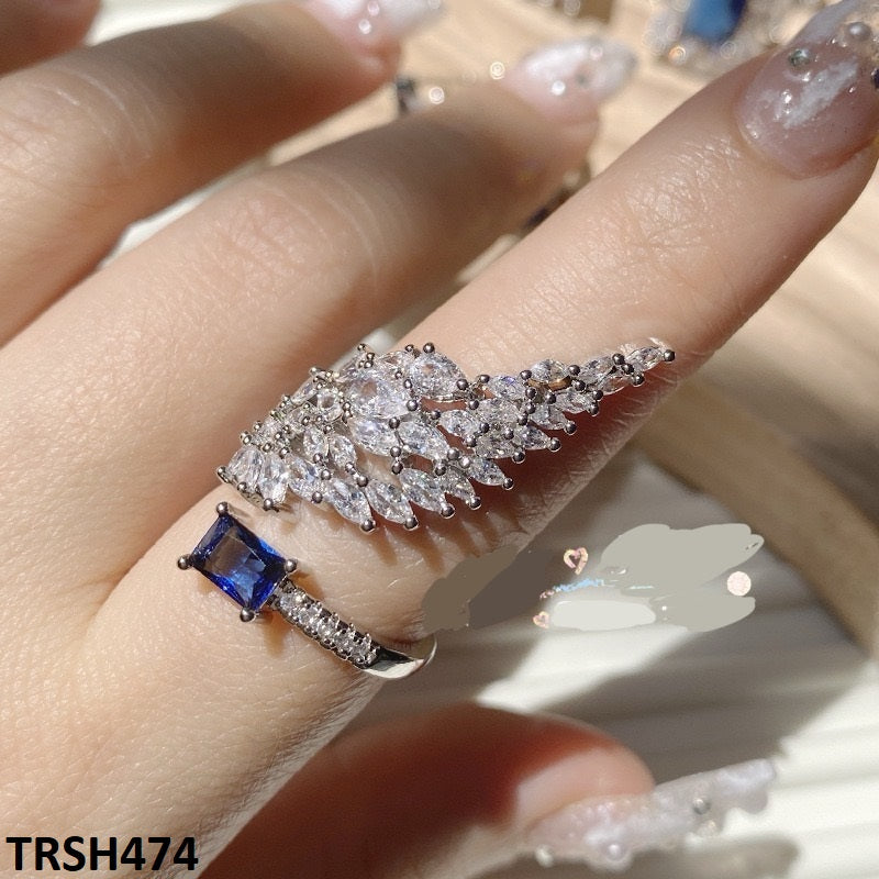 TRSH474 YJF Tear Leaf Ring – IM Wholesale